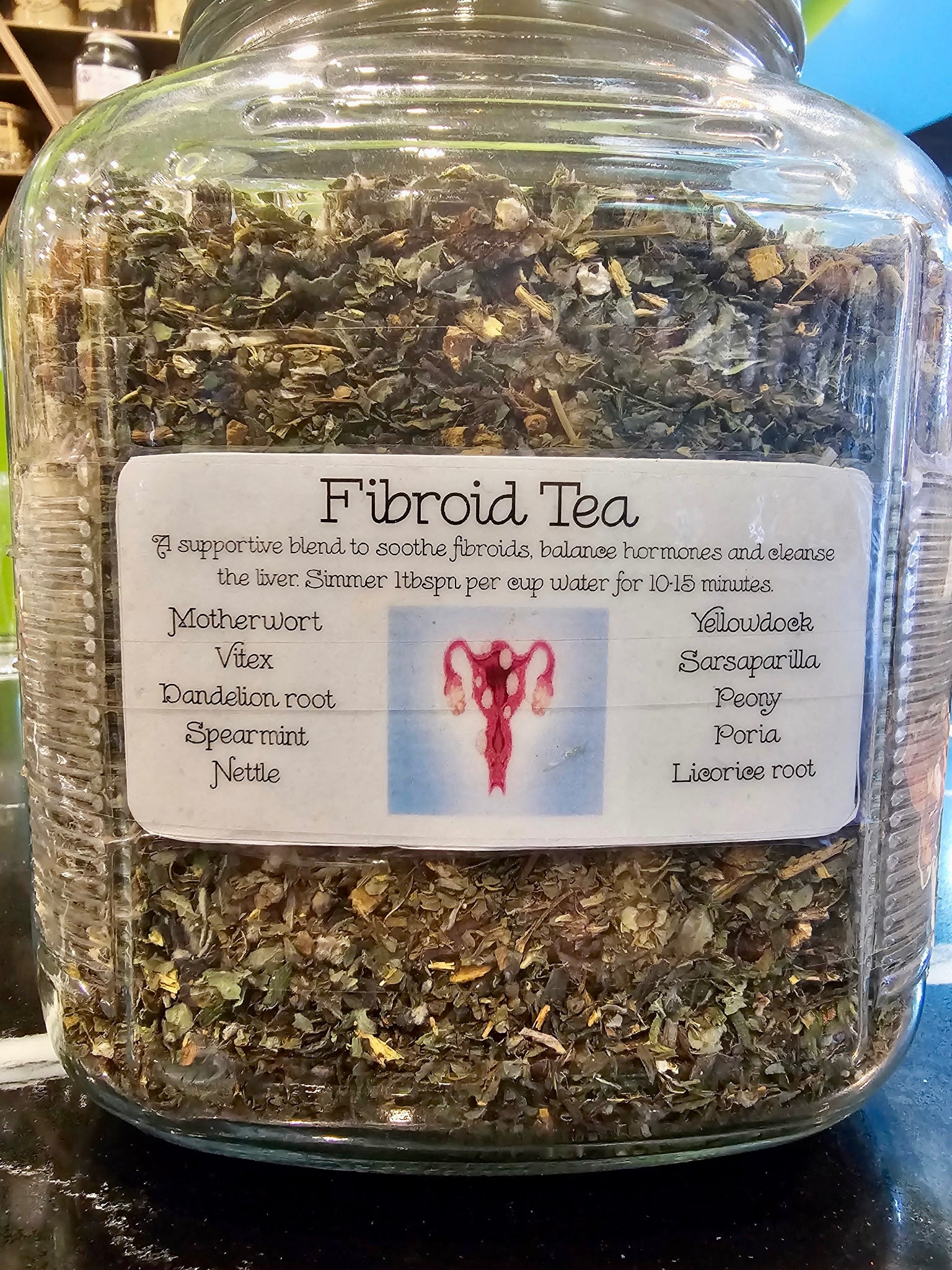 Fibroid & Cyst Shrinkage Tea - for slowing formation and cleansing liv ...